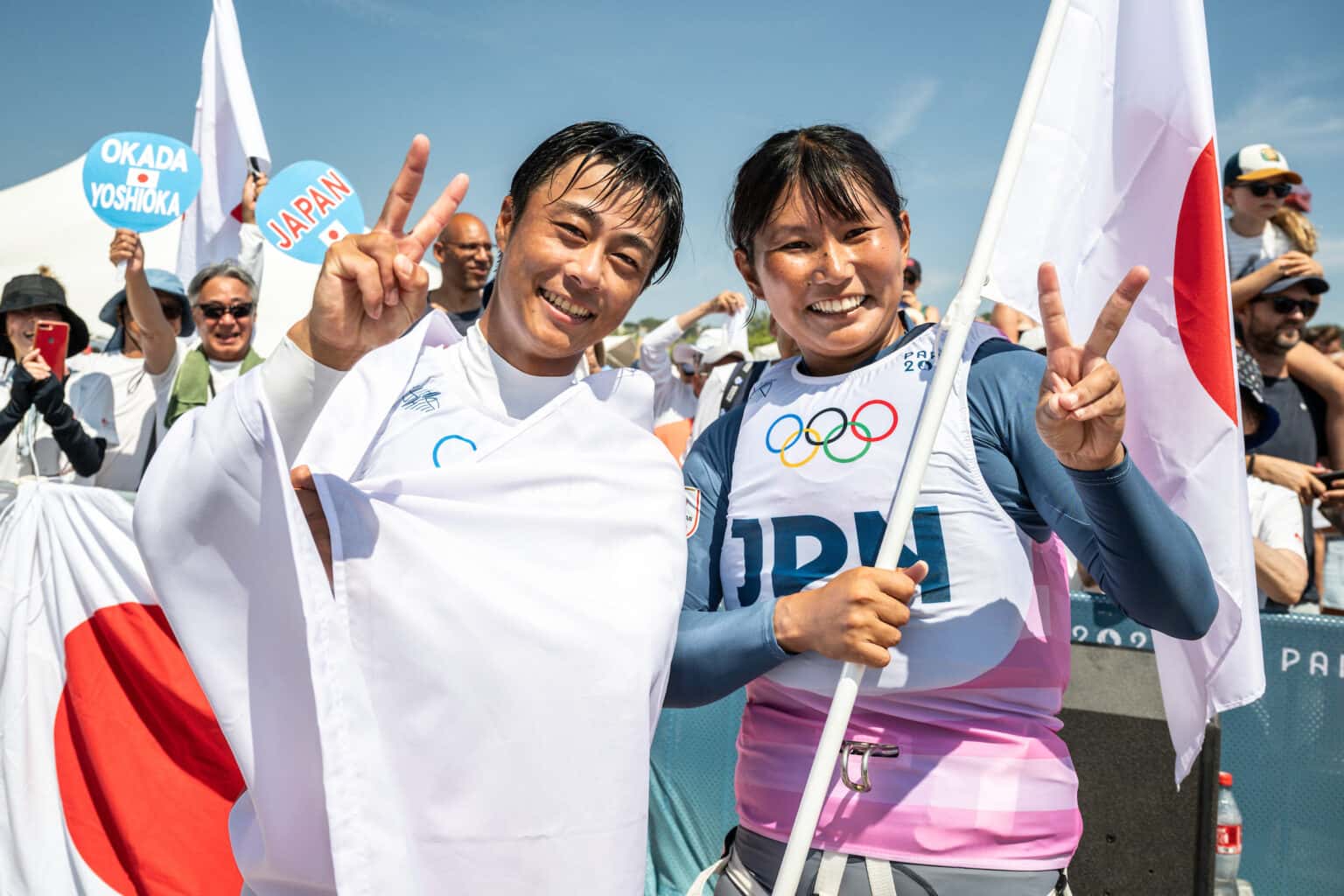 World Sailing - Paris 2024 medallists demonstrate sailing diversity