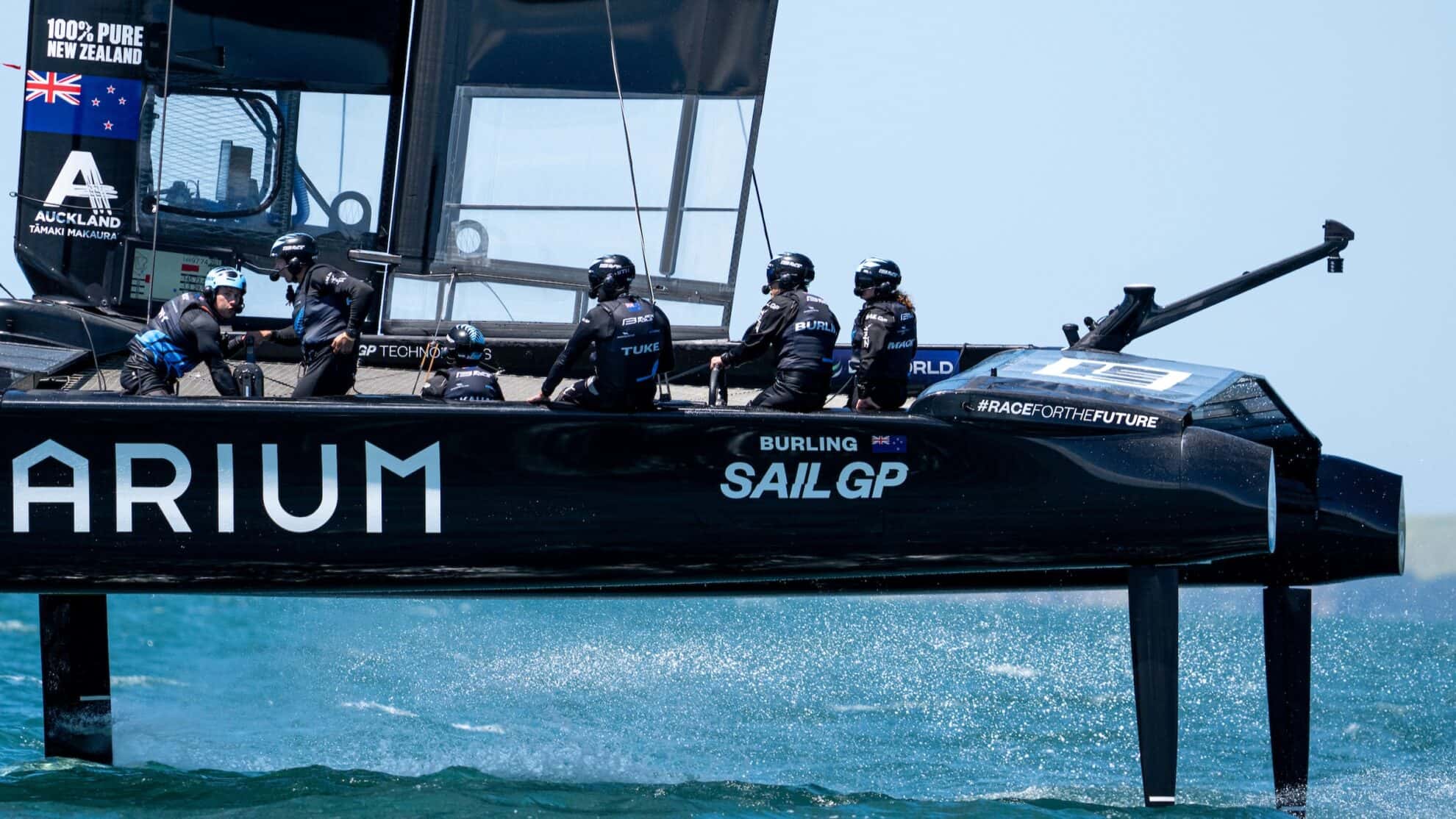 World Sailing - SailGP: High-speed, titanium T-Foils introduced to ...