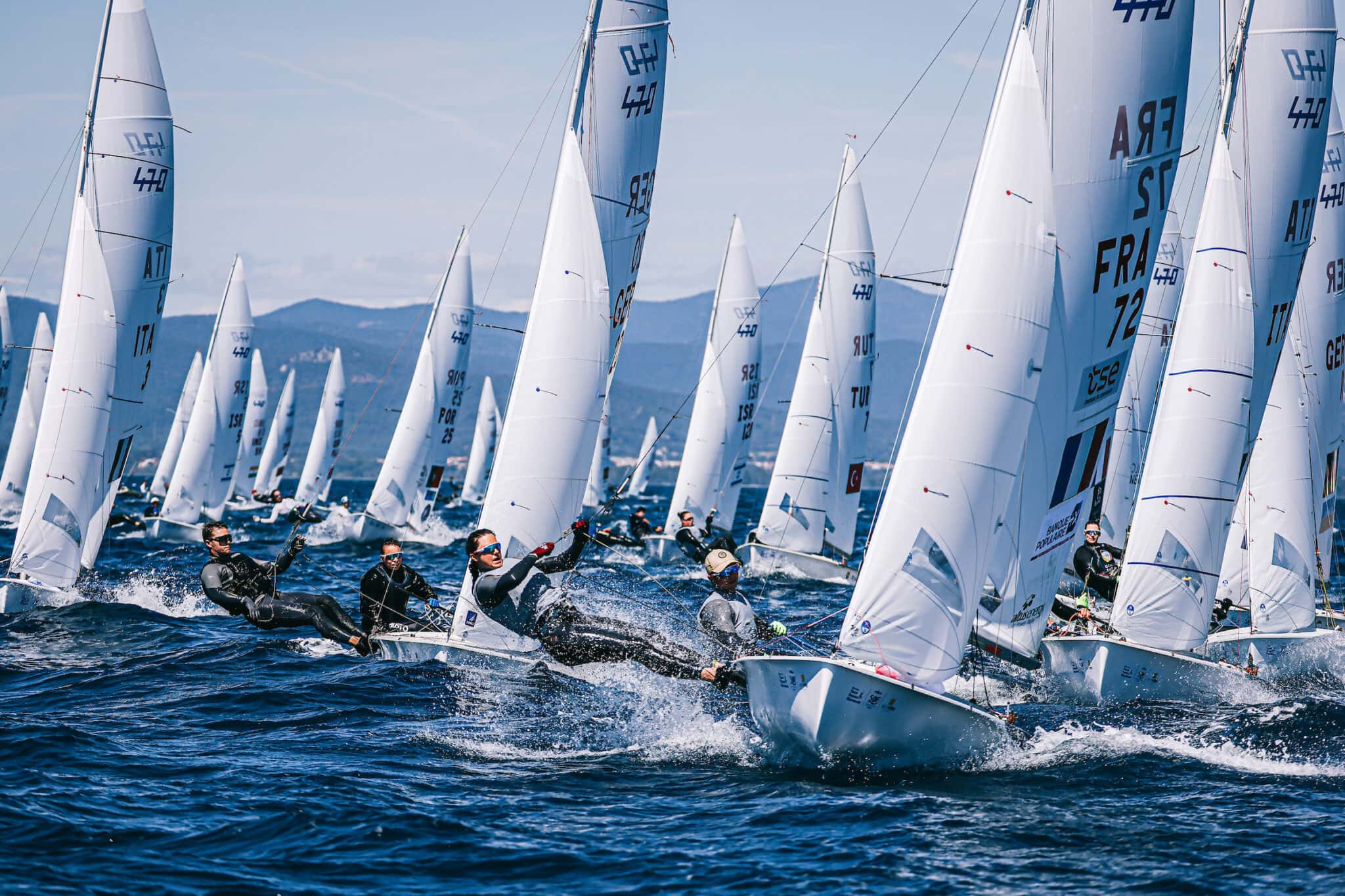 World Sailing - “Best day ever” as French Olympic Week sets sail in Hyères