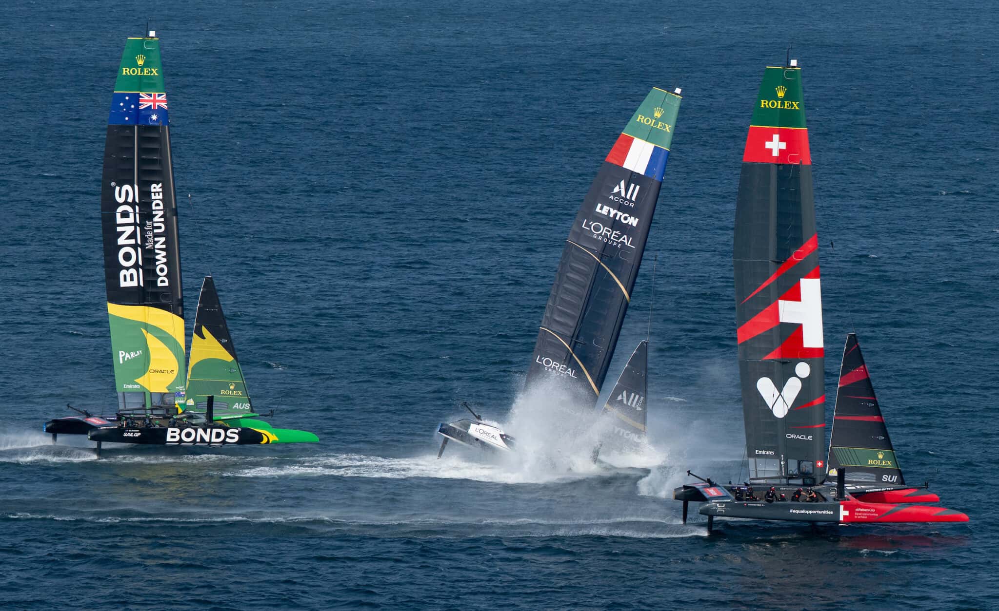 World Sailing - SailGP: Australia lead fleet after record-setting ...