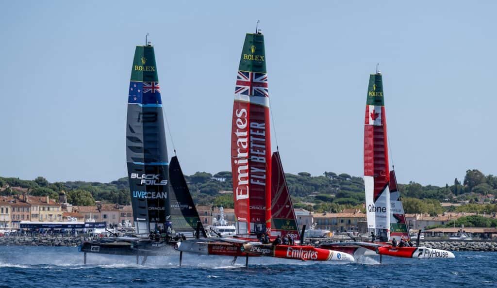World Sailing - SailGP: Emirates GBR top table after crazy Saint-Tropez ...