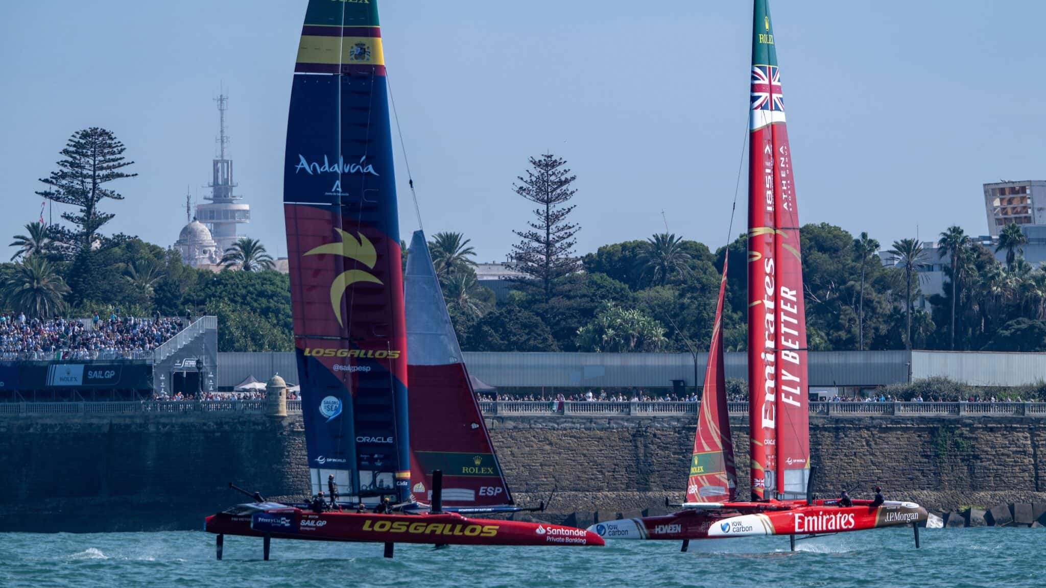 World Sailing - SailGP: ROCKWOOL Racing rule the waves in tricky Cadiz ...