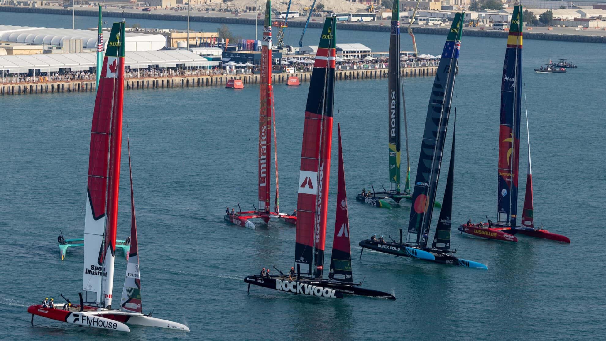 World Sailing - SailGP: ROCKWOOL Racing leads fleet after huge podium ...